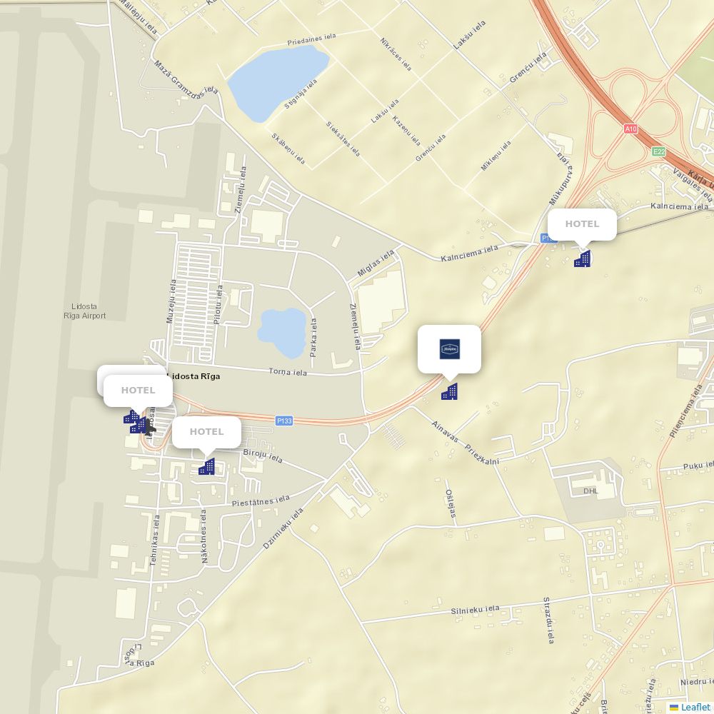 Riga International Airport (RIX) hotels | Airport Information