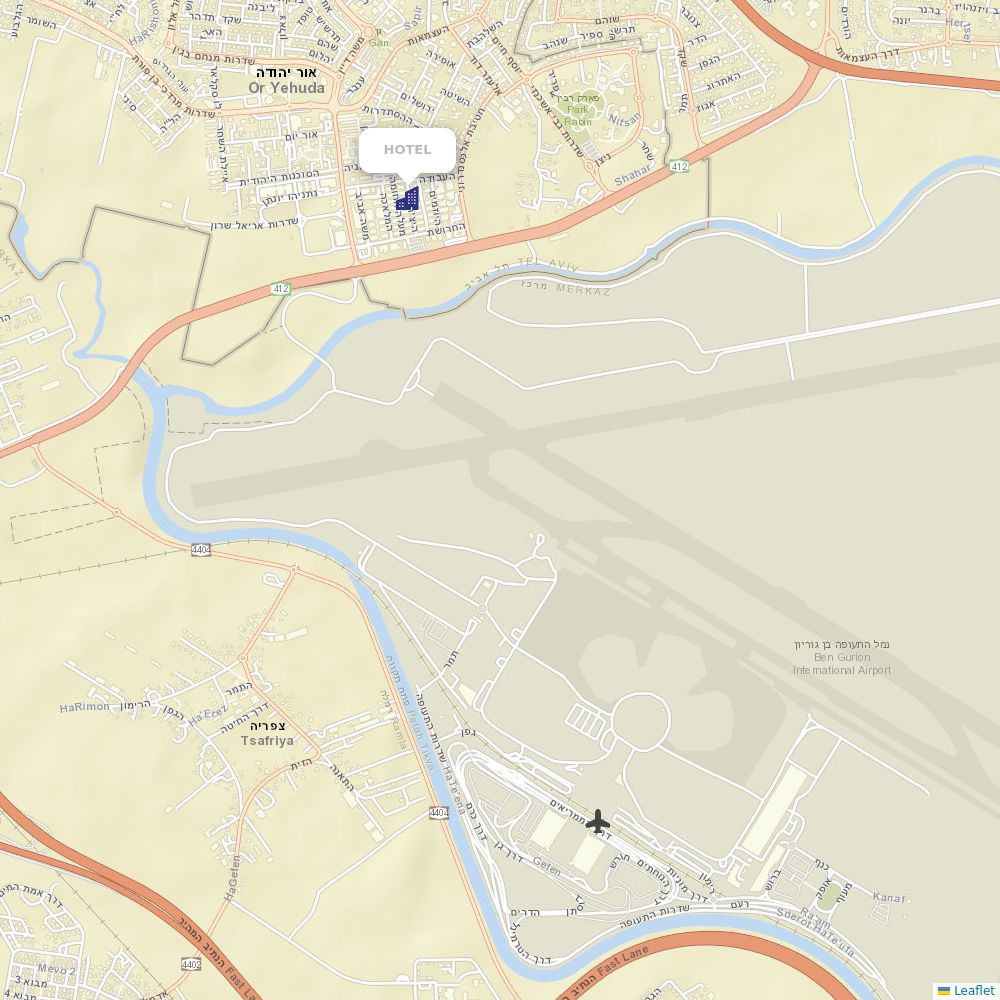 Ben Gurion International Airport (TLV) hotels | Airport Information