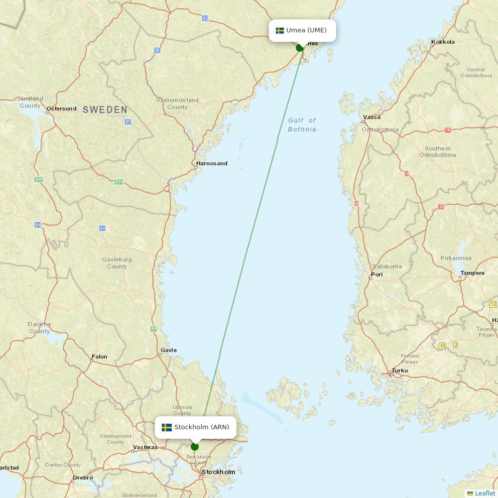 Umeå Airport information, flights and status | Airport Information