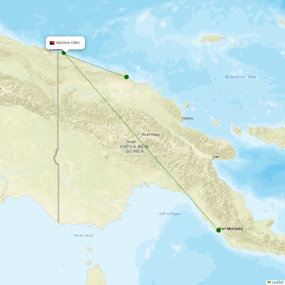 Vanimo airport map | Vanimo (VAI) | Airport Information