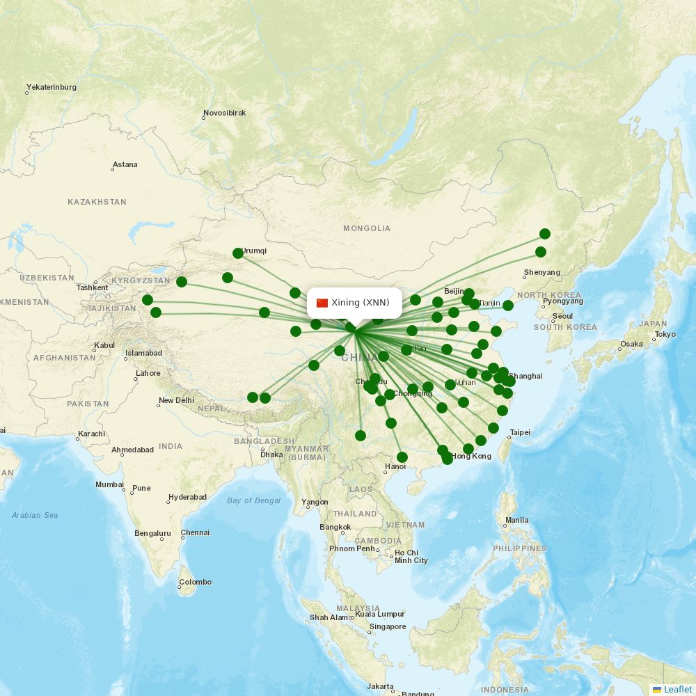 Xining Caojiabu Airport information, flights and status | Airport ...